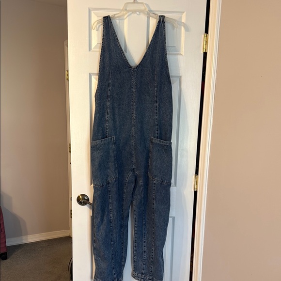 We The Free | Jeans | We The Free Blue Denim Overalls Relaxed Fit ...